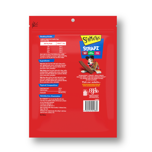 STRAPZ™ VARIETY PACK | Dog Treats | SCHMACKOS™