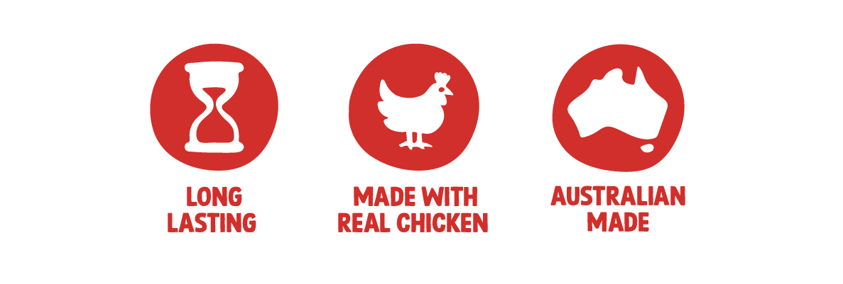 CHOMP ’n’ CHEW™ PB & CHICKEN | Dog Treats | SCHMACKOS™